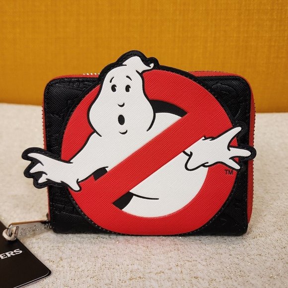 Loungefly | Bags | Loungefly Ghostbusters Glow In The Dark Logo Zip ...